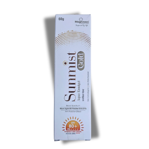 Sunmist Gold Aqua Emul gel SPF80 60gm – Cutiglow.in