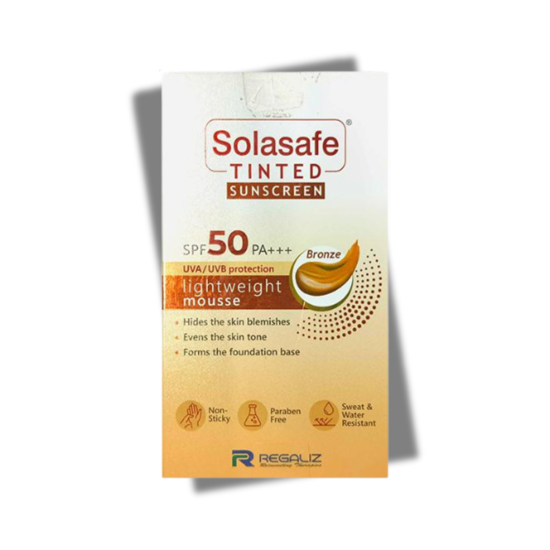 Solasafe Tinted Bronze Sunscreen SPF 50 40g – Cutiglow.in