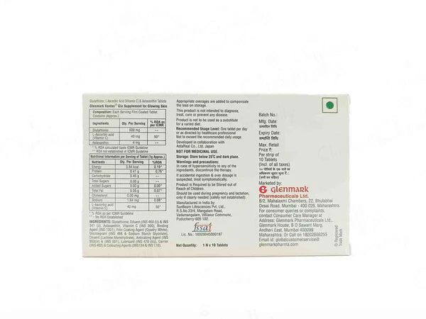 Xantox Glo plus 10TAB. – Cutiglow.in